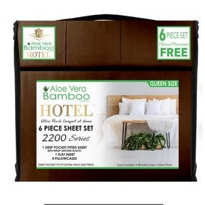 BAMBOO | Bedding | Aloe Vera Bamboo 6 Pc Hotel Sheets | Poshmark